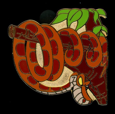 WDW Cast Lanyard Kaa Jungle Book Disney Pin 28783 | eBay