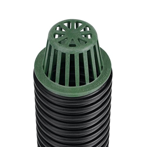 NDS 4 in. Plastic Round Atrium Drainage Grate in Green | eBay