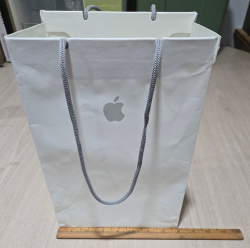 Genuine Apple Store Gift Bags - Paper With Rope Handles - Lot of 8 | eBay