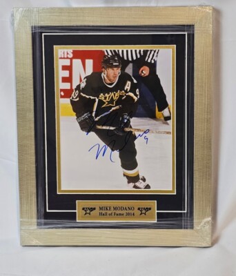 Mike Modano Signed Picture Dallas Stars Framed PSA Certified | eBay