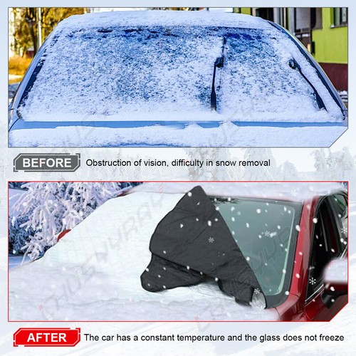 Car Windshield Snow Cover Front Magnetic Winter Ice Frost Guard ...