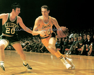 Jerry West 1969 NBA Finals vs Boston Celtics Larry Siegfried 8x10 Photo ...