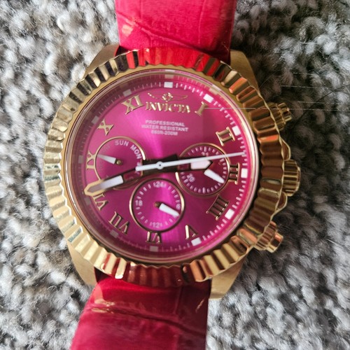 Ladies hot pink invicta watch never worn | eBay