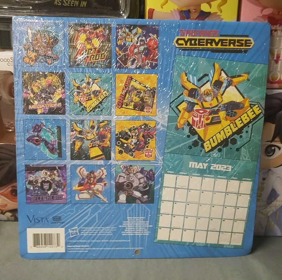 Transformers 2023 16-Month Wall Calendar 10"X10" New & Sealed | eBay