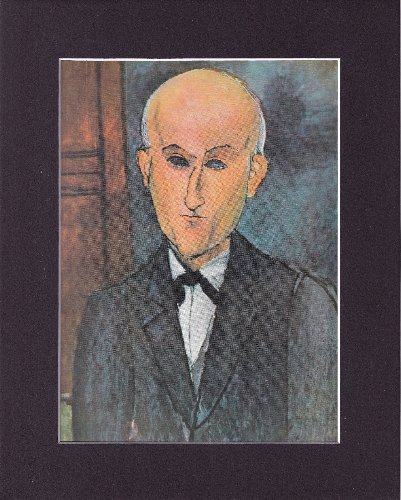 8X10" Matted Print Art Picture Amedeo Modigliani, Portrait of Max Jacob ...