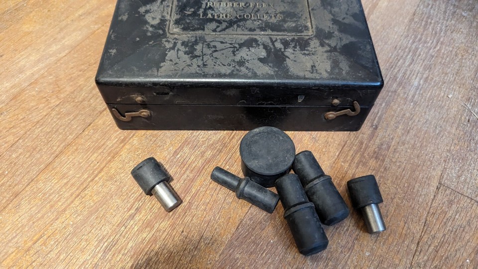 Jacobs Rubber Flex Collet Set w/ Case | eBay