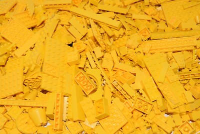 200 Yellow Lego Pieces Bricks Plates Tiles Slopes Specialty Parts | eBay