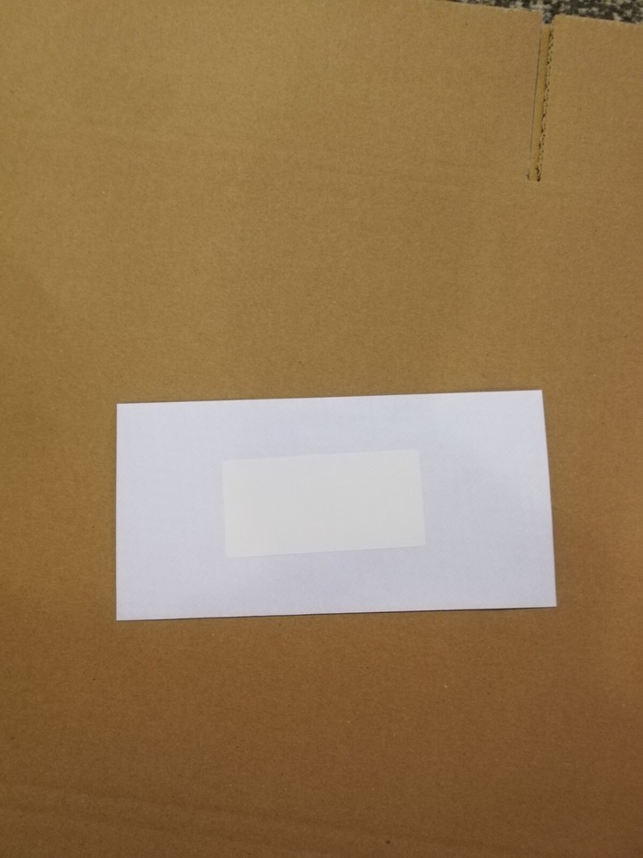 120 x Plain White Stickers. Self Adhesive address labels. 100x50mm ...