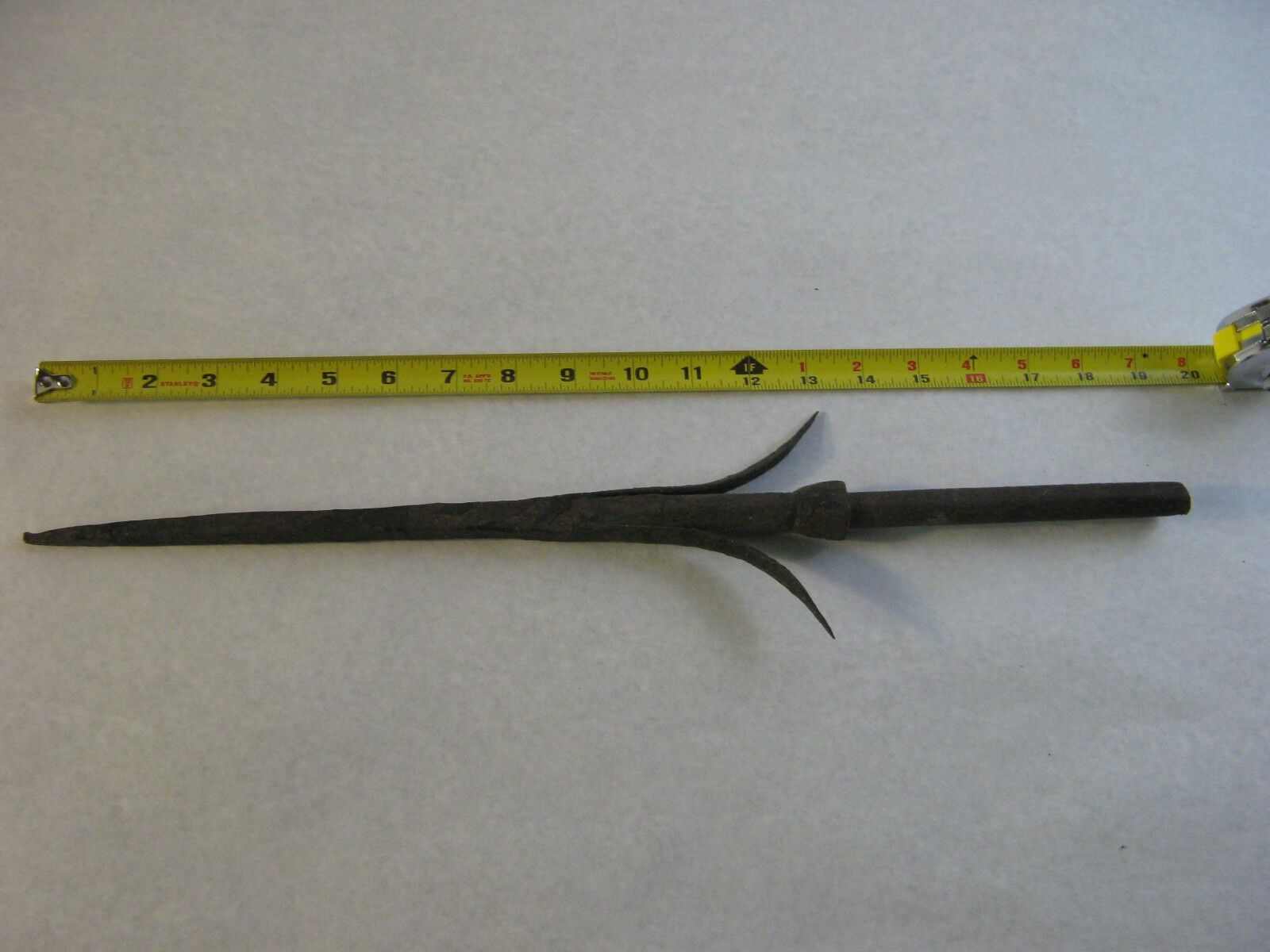 RARE ANTIQUE 19" WHALE GUN HARPOON Two-flue Tiphead Bomb Lance Hand ...
