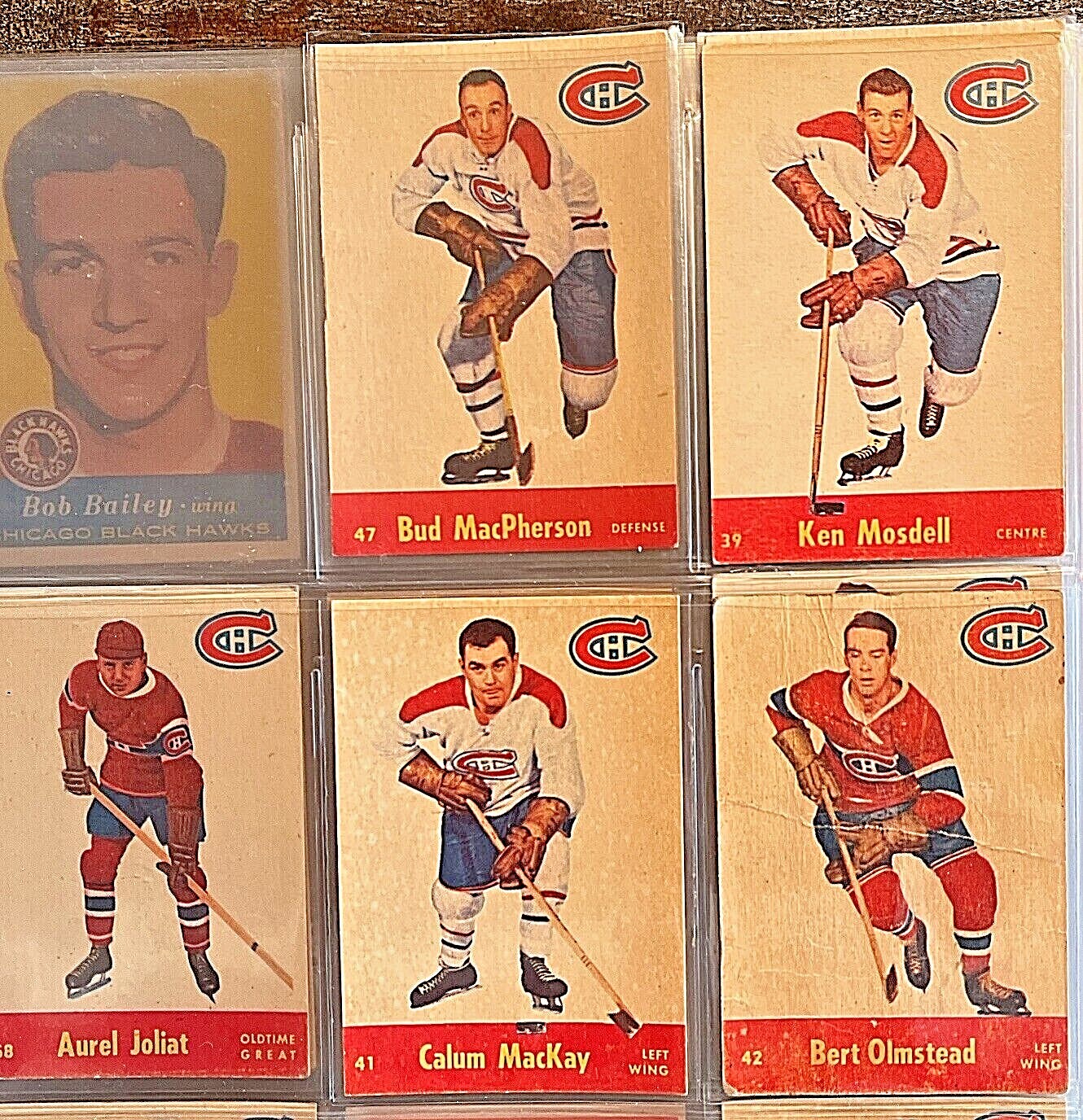 1955-56 PARKHURST NHL HOCKEY SET BREAK-U PICK SINGLES-55/56 PARKIE EX ...