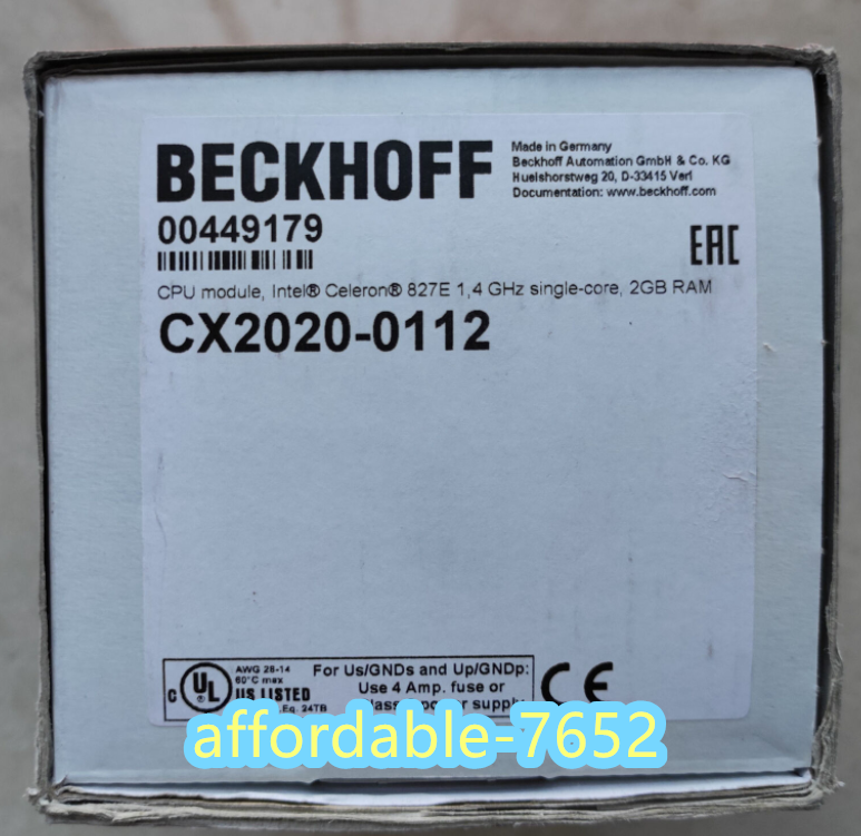 CX2020-0112 beckhoff Controller Modules CX2020-0112 Brand New Fast ...
