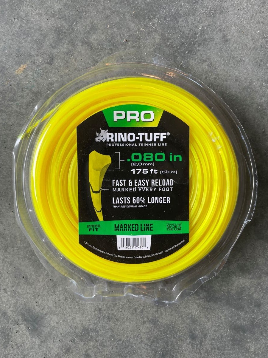 Rino-Tuff Pro Universal Fit .080 in. Marked Trimmer Line 175ft | eBay