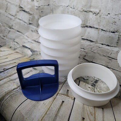 Hamburger Patty Press Burger Maker Ring With 6 Keepers | eBay