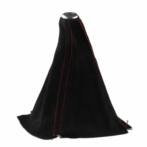 Car Shift Knob Racing Car Leather Shifter Boot Cover Leather Red Stitch ...