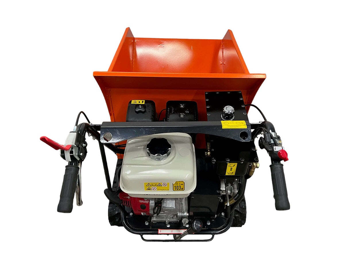 KTDM500C Honda 9 HP Hydraulic Tip Track Dumper 500 kg (1102 lb) Load ...