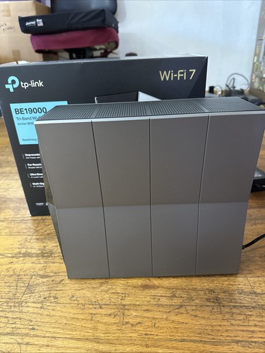 TP-LINK BE805 BE19000 Tri-Band WiFi 7 Wireless Router - 10 Gbps Ports ...