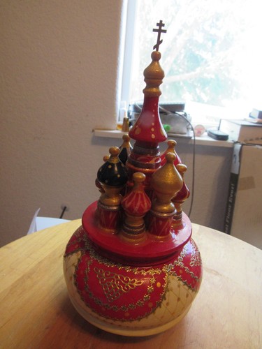 St. Basil's Handpainted Russian Music Box Cathedral | eBay