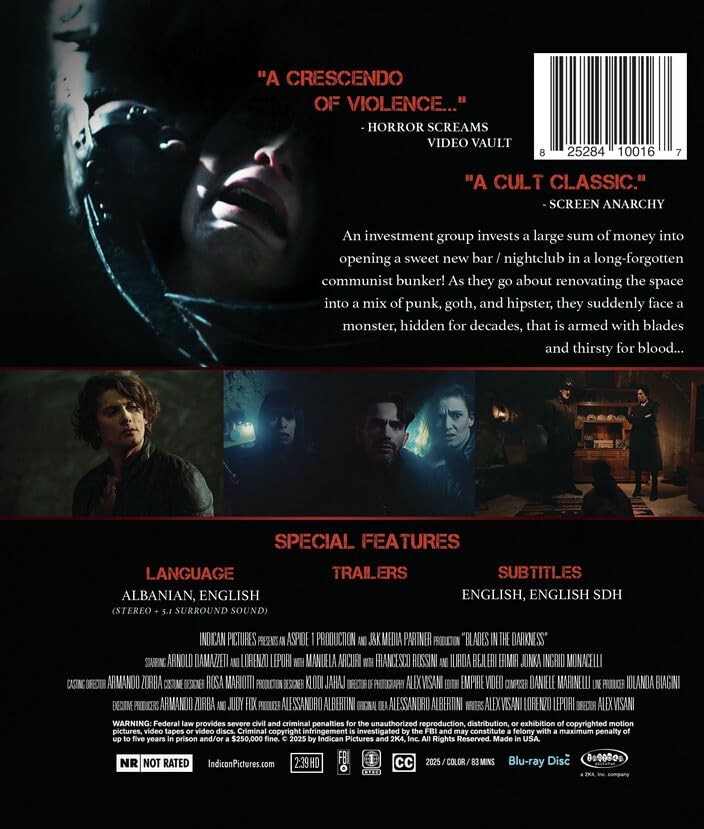 Blades in the Darkness (Blu-ray) Lorenzo Lepori Arnold Damazzeti ...