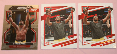 RYAN SPANN LOT OF 3 2022 PRIZM UFC #152 DONRUSS #153 MMA | eBay