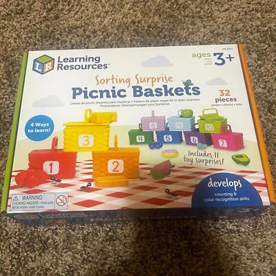 Learning Resources Sorting Surprise Picnic Baskets Sorting & Matching ...