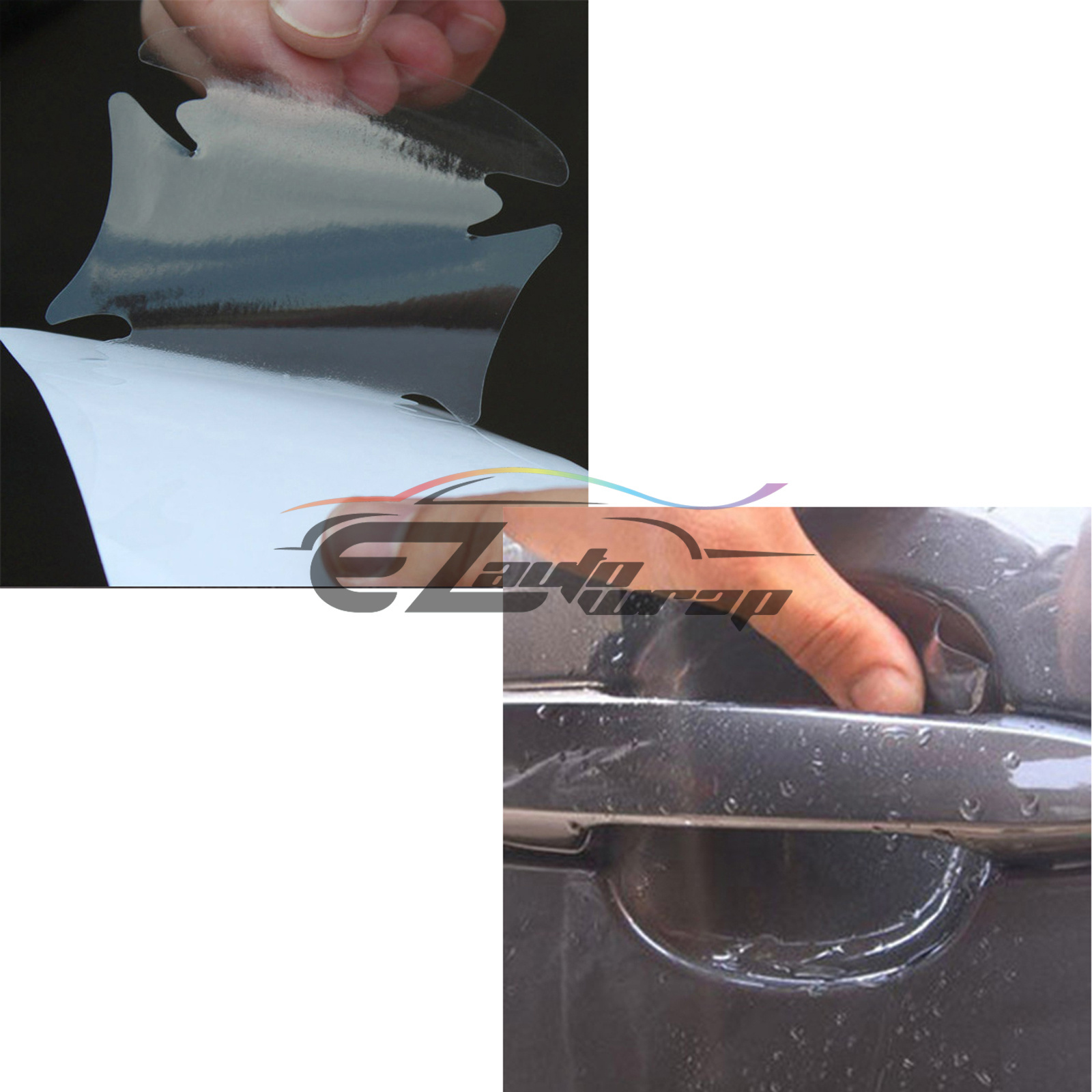 2Pcs 3M Scotchguard Clear Door Handle Paint Scratch Protection Guard ...