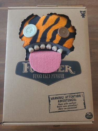 Fuggler Oogah Boogah Tiger Orange And Black Stripes Plush (Sealed) New ...