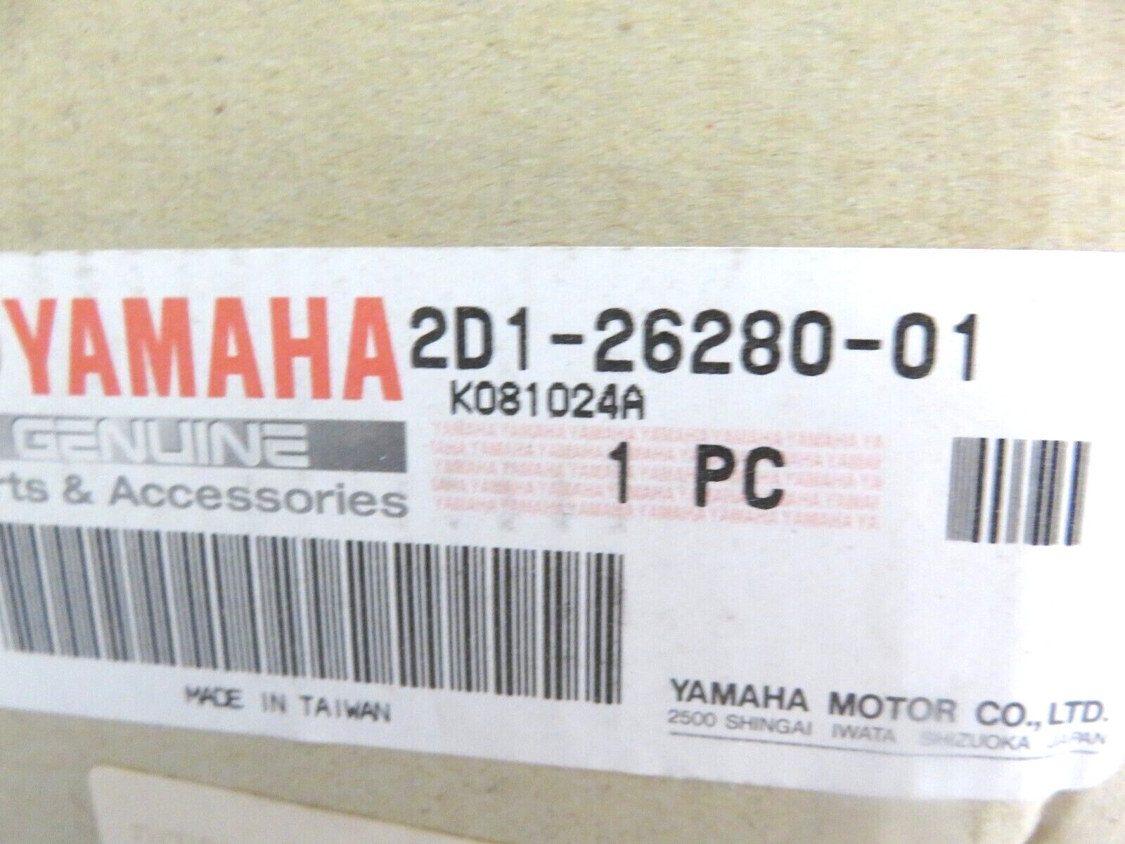 New Genuine Yamaha FZ1 NAKED REAR VIEW MIRROR ASSY (LEFT) 2D1-26280-01 ...