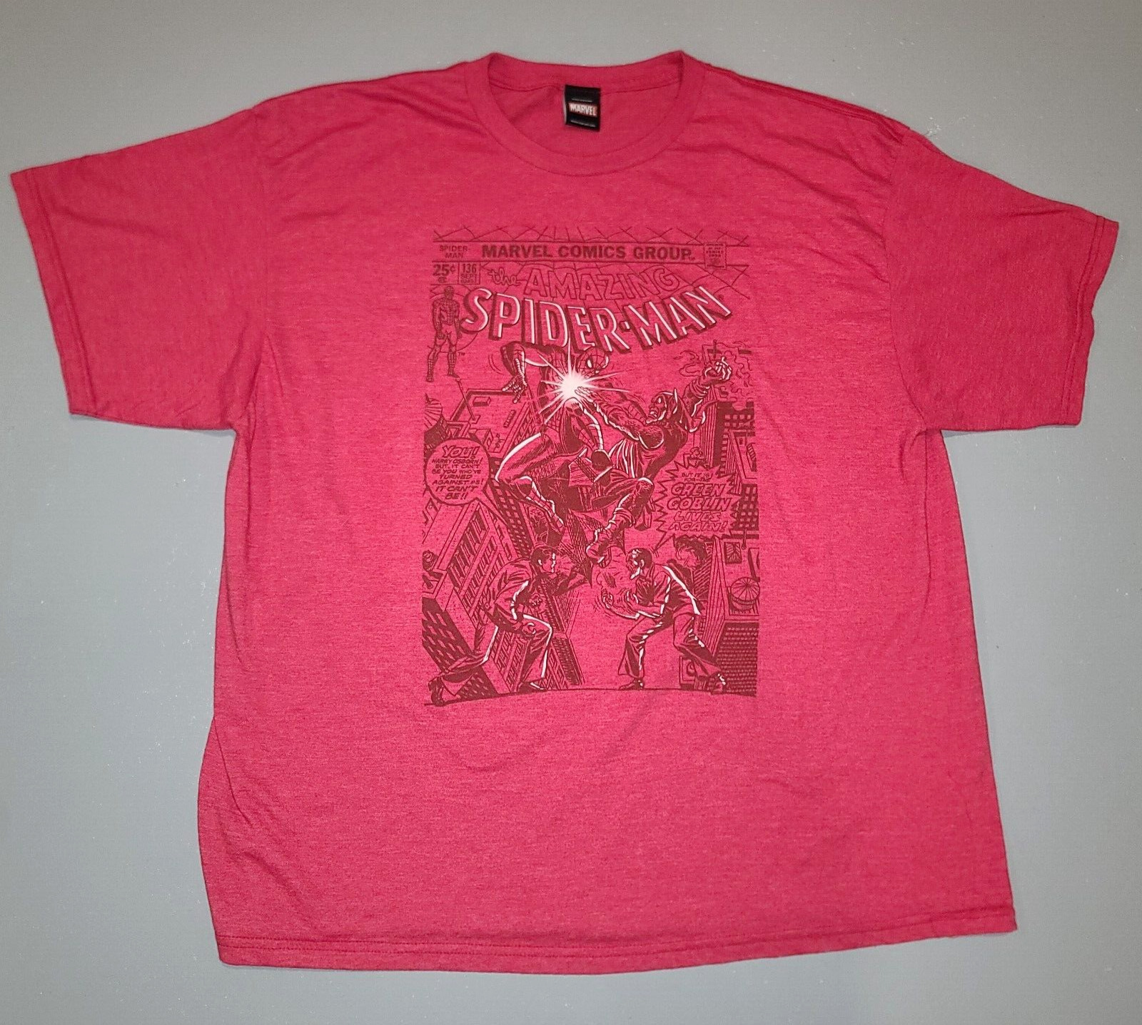 Mad Engine Marvel Amazing Spiderman 2012 Red Graphic … - Gem