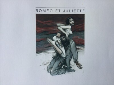 PLAQUETTE ROMEO & JULIETTE OPÉRA DE LYON PRELJOCAJ DÉCOR ENKI BILAL ...