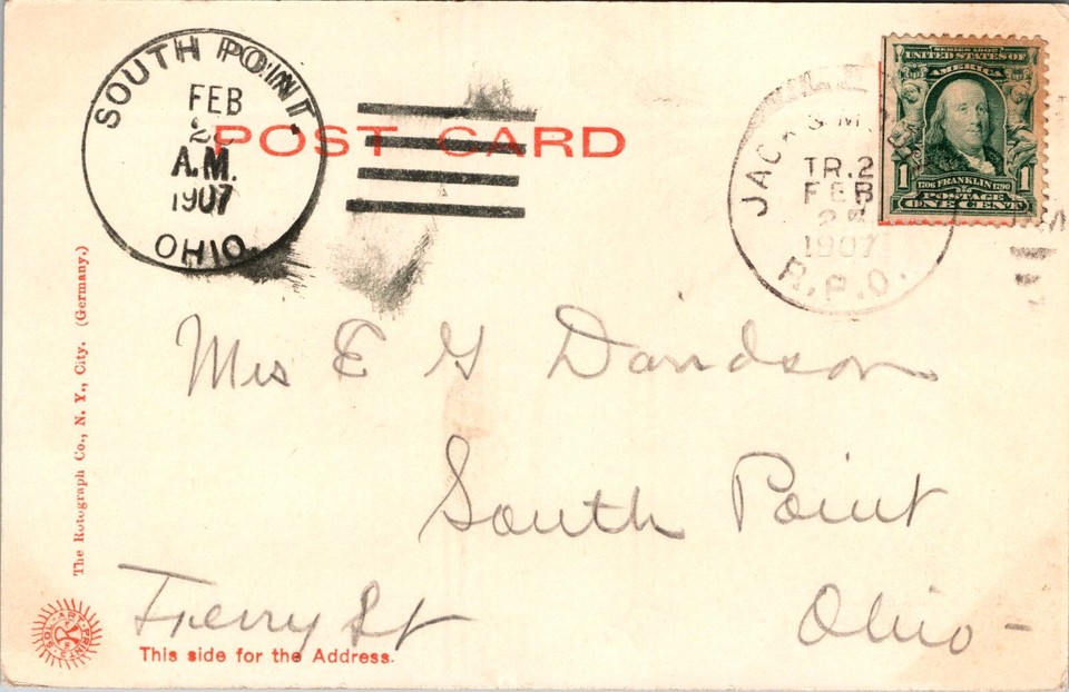 Postcard Jackson MS State Capitol 1905 Rotograph Undivided back UB ...