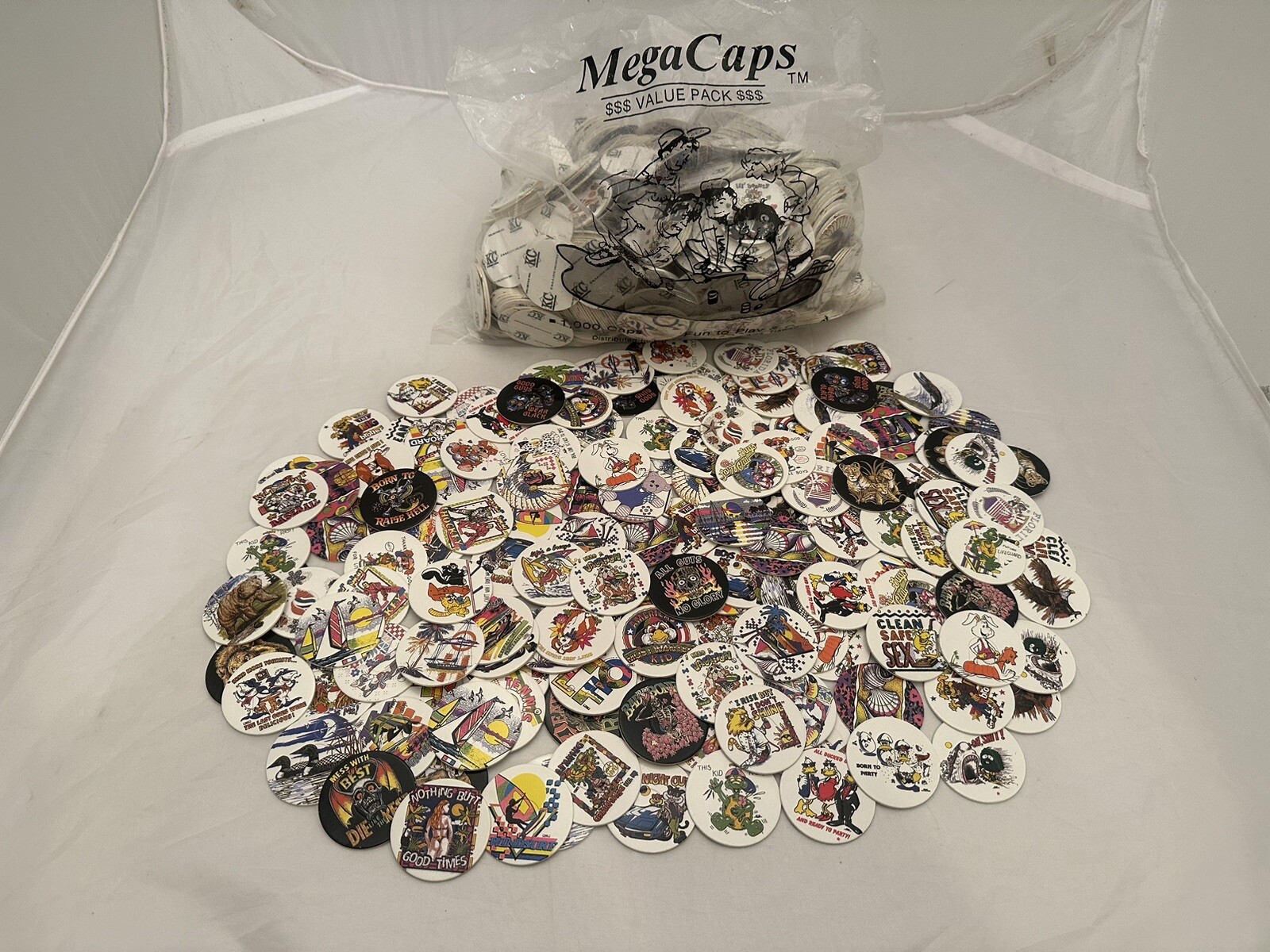 KC Mega Caps/Pogs Lot of 100 Vintage Pogs New | eBay