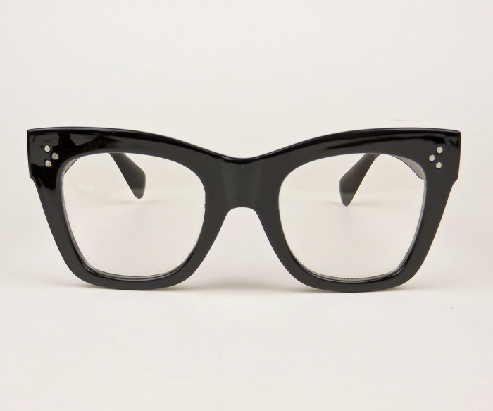 Sexy Large Thick Cat Eye Frames Square Geek Eyeglasses Glasses 80661 L ...