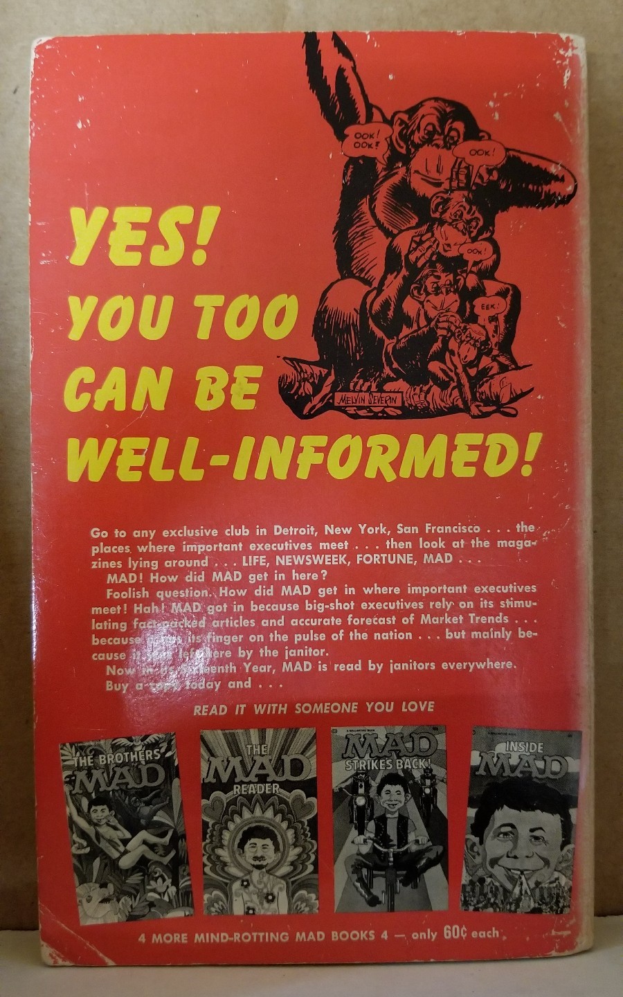 MAD Magazine Paperback Book: #4 Utterly MAD BALLANTINE 5th Printing ...