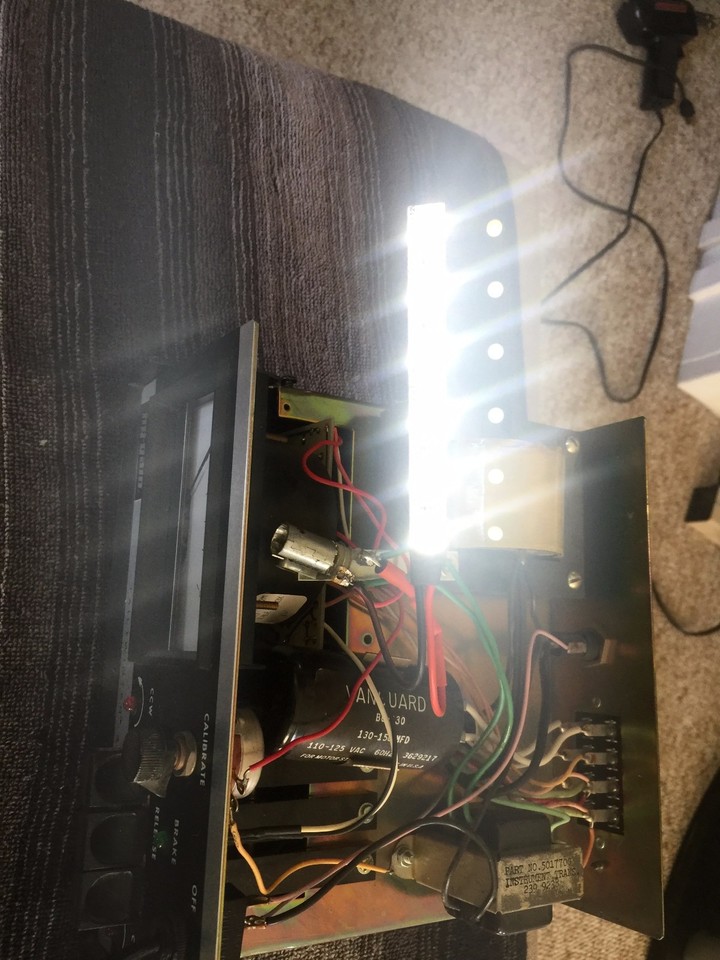 LED conversion Ham Radio Hy-Gain CDE Rotor Box 6 LED light bulb ...