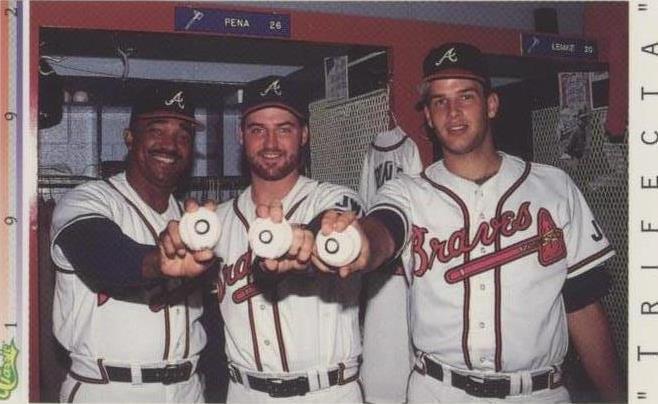 1992 Classic Update White Travel Edition - Mark Wohlers, Kent Mercker ...