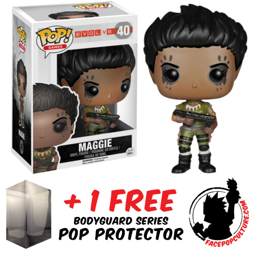 FUNKO POP VINYL EVOLVE MAGGIE #40 VINYL FIGURE + POP PROTECTOR | eBay ...