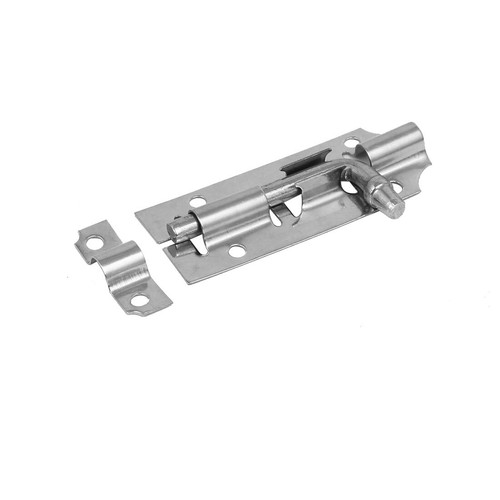 80mm Long Metal Screw Fixed Padlock Latch Sliding Lock Safety Guard ...