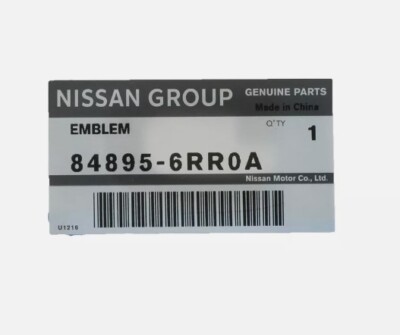 OEM 2020-2022 Nissan Rogue Hatch Emblem NEW 84895-6RR0A Genuine | eBay