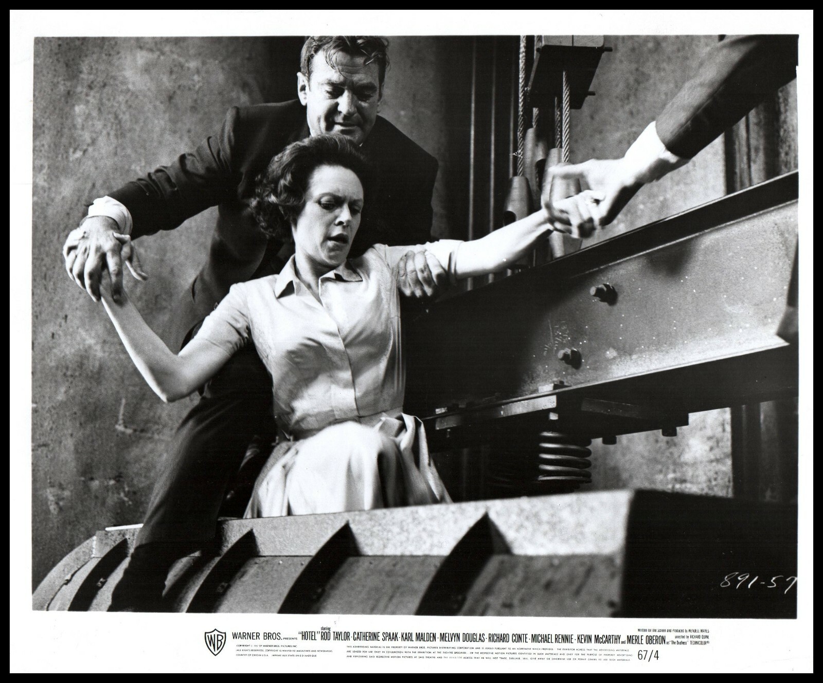 Rod Taylor + Merle Oberon in Hotel (1967) PORTRAIT ORIGINAL VINTAGE ...