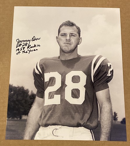 Jimmy Orr Signed 8X10 Photo W/58 ROY W/COA Colts | eBay