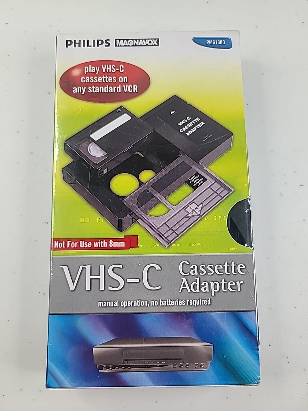 Philips Magnavox VHS-C Video Cassette Adapter New Sealed | eBay