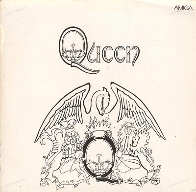 Queen - Queen GDR LP 1981 (VG/VG) Red Labels - Crest Cover Version ...