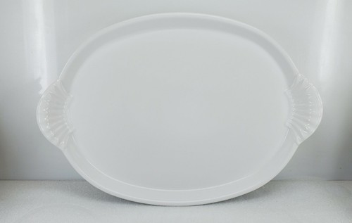 Hall China extra large oval TURKEY HAM SERVING platter TRAY 2034 WHITE ...