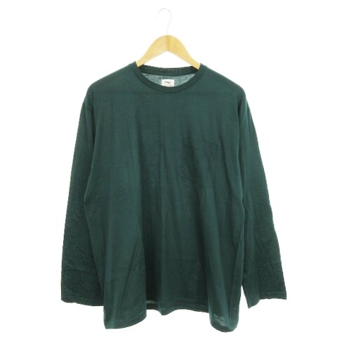 Brio T-Shirt Cut And Sew Long Crew Neck Sleeve Cotton Pocket Simple L ...