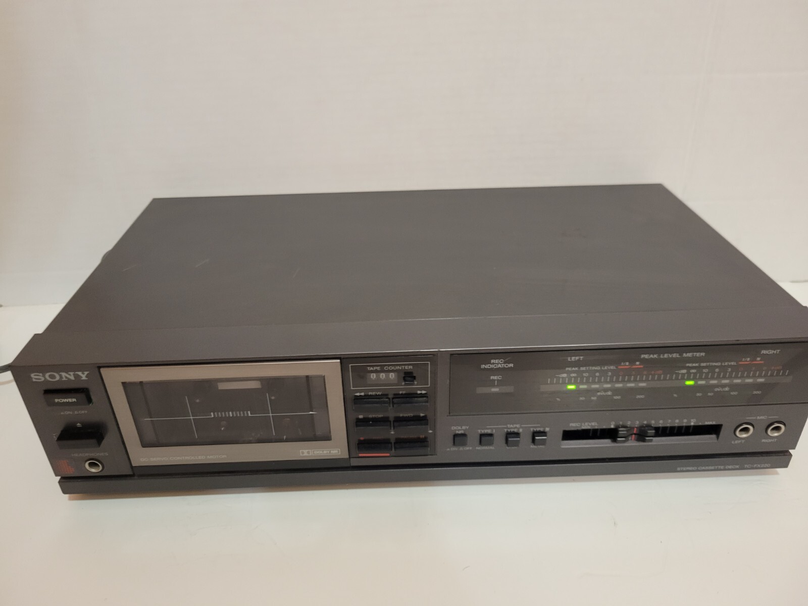 Sony TC-FX220 Stereo Cassette Deck | eBay