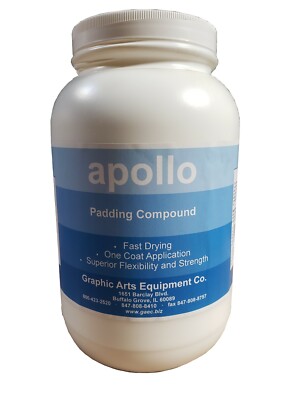 NEW Apollo Padding Compound Adhesive Glue, white, 1 Gal | eBay