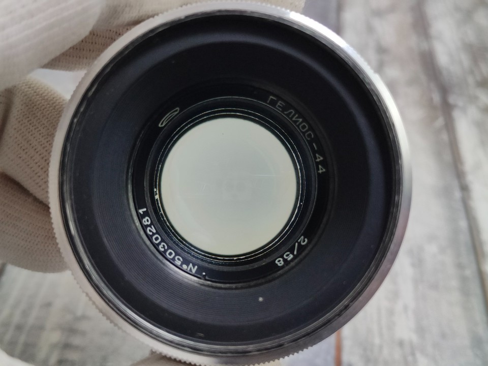 MMZ Helios 44 2/58 Soviet lens M39, M42, Silver Bokeh portrait lens #4 ...