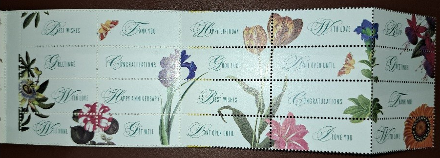 1998 GB Royal Mail Greetings Stamp Booklet FLOWERS 10 x 1st JB022 Create A Card | eBay