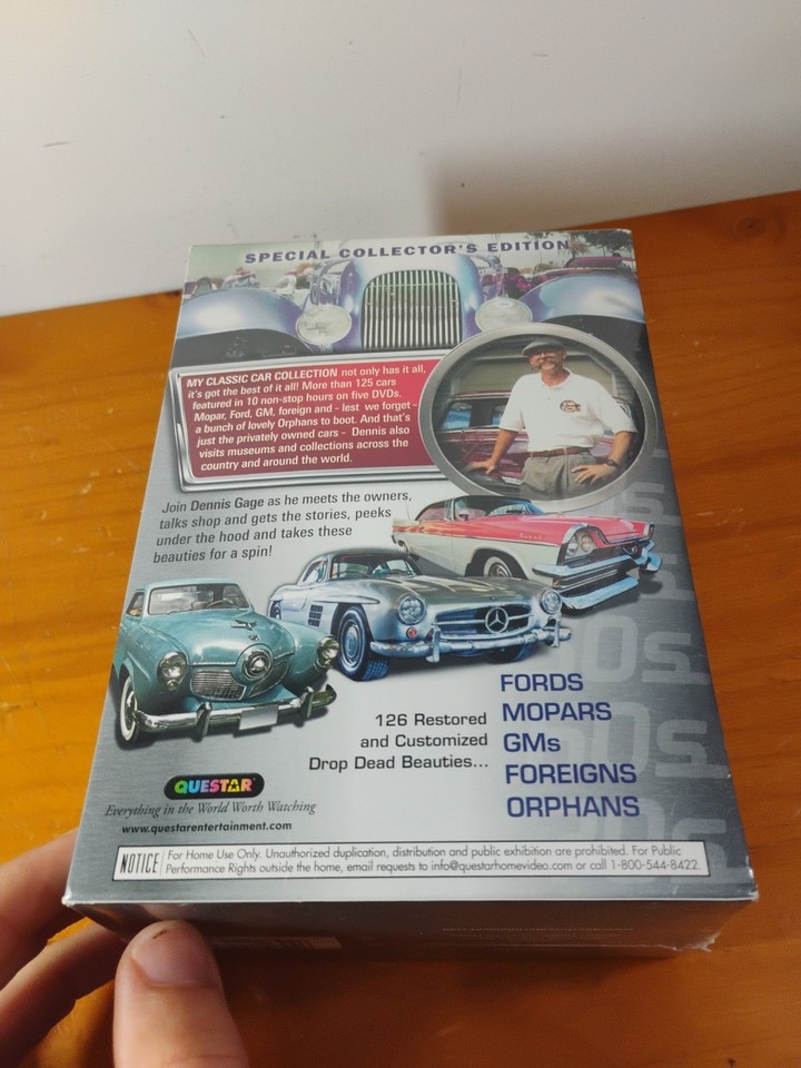 My Classic Car: Special Collector's Edition Dennis Gage - 5 DVD Set NEW ...