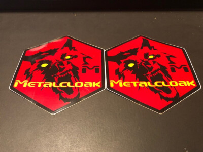 METALCLOAK 2PC Decal Sticker SET racing offroad overlanding trails utv ...